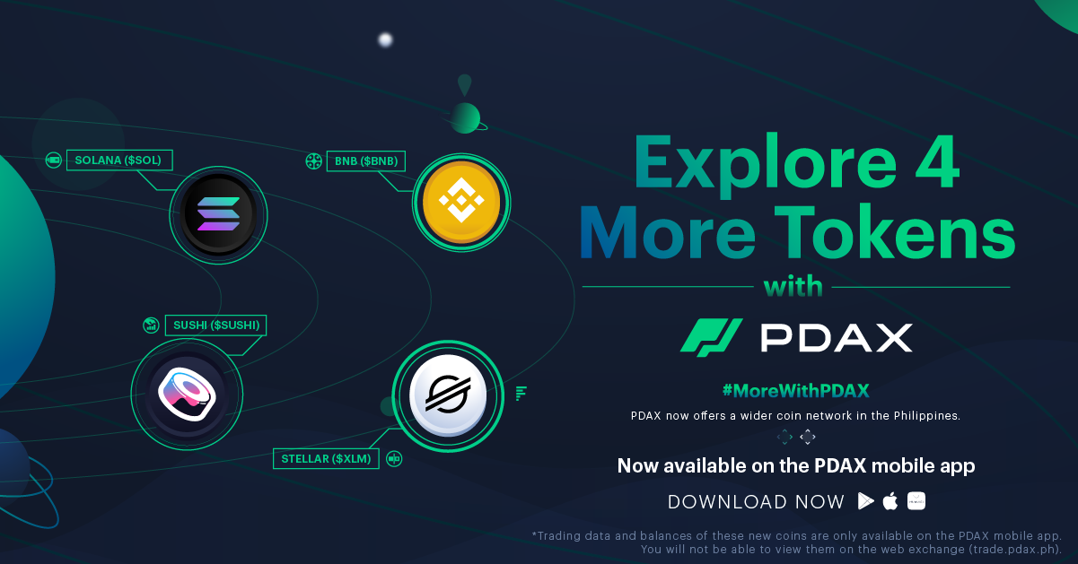 PDAX Learn | FAQs on our 4 new tokens