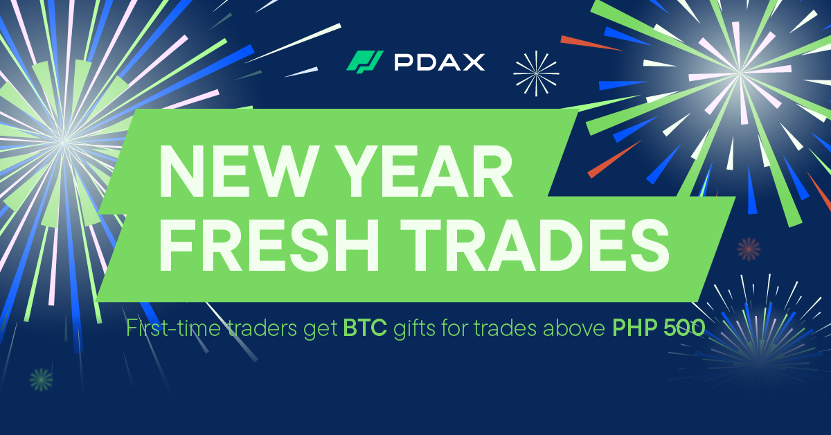 PDAX Learn | PDAX's New Year promo: First-time traders get PHP 100