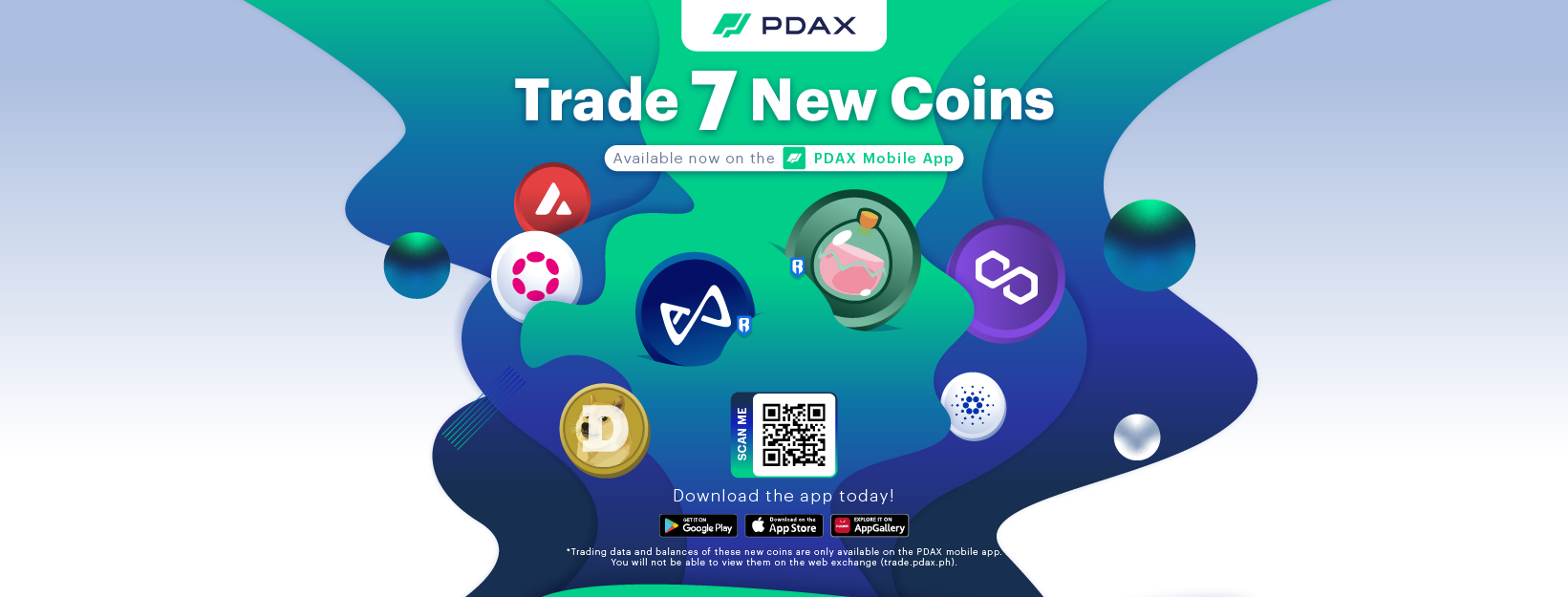 PDAX Learn | Trade 7 new coins with the PDAX mobile app